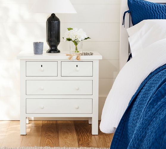Farmhouse 4-Drawer Nightstand | Pottery Barn