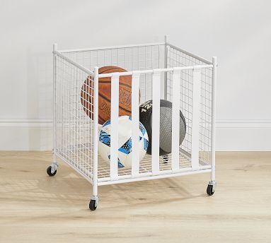Heavy Duty Rolling Equipment Bin | Pottery Barn