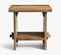 Easton Square Reclaimed Wood End Table | Pottery Barn