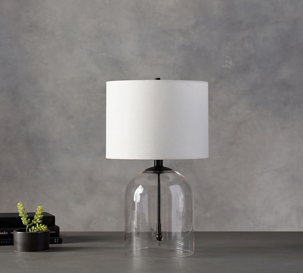Aria Glass Dome Table Lamp | Pottery Barn