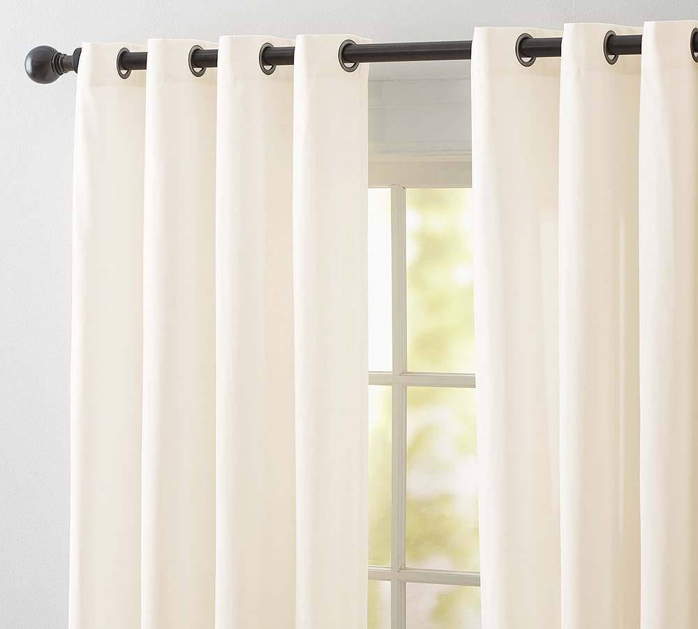 Cameron Cotton Grommet Curtain | Pottery Barn