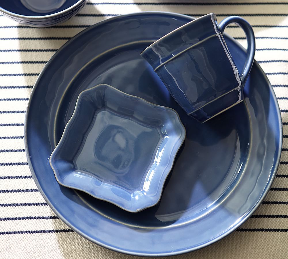 Cambria Handcrafted Stoneware Appetizer Plates | Pottery Barn