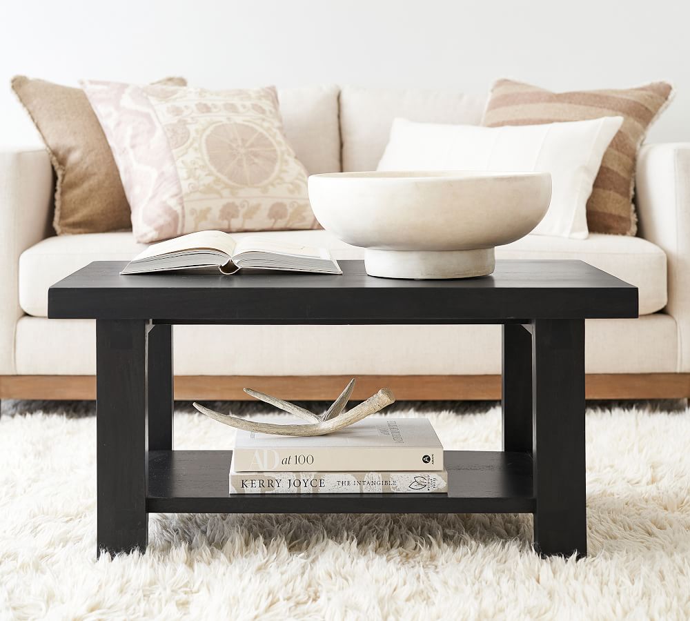 Reed Rectangular Coffee Table | Pottery Barn