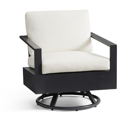 Indio Metal Swivel Outdoor Lounge Chair | Pottery Barn