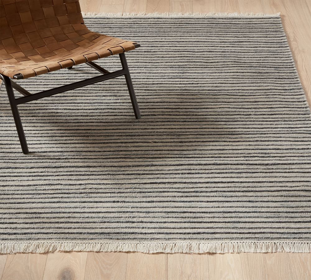 Seabrook Striped Indoor/Outdoor Rug | Pottery Barn