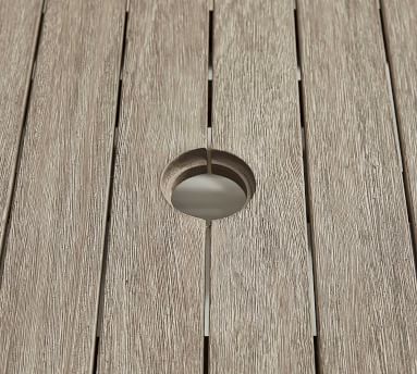 Indio FSC® Eucalyptus Drop Leaf Outdoor Dining Table | Pottery Barn