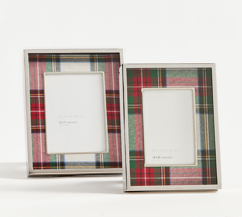 Stewart Plaid Frames | Pottery Barn