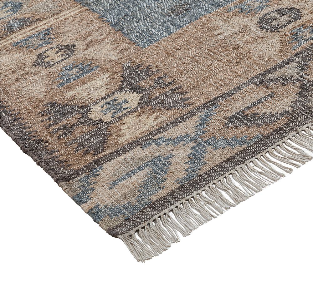 Helmine Handwoven Flatweave Rug | Pottery Barn
