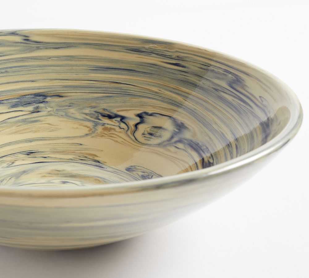 Handcrafted Marbled Bowl | Pottery Barn