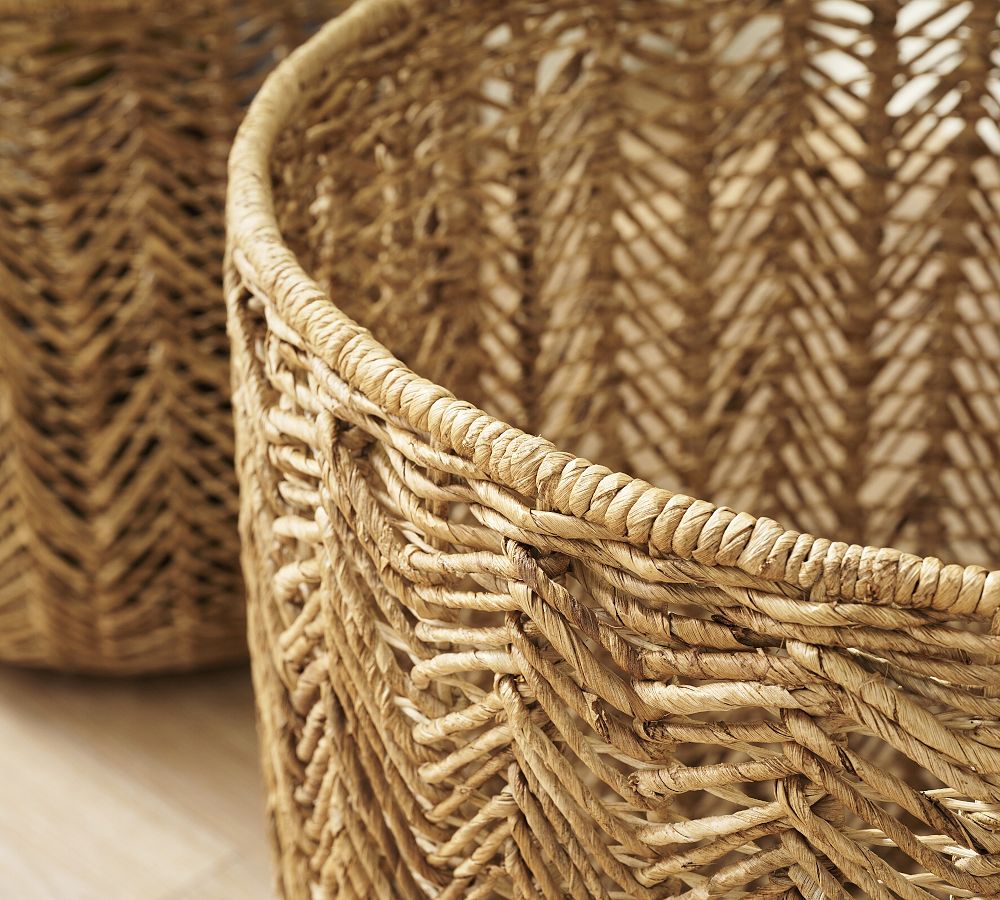 Millie Handwoven Tote Baskets | Pottery Barn