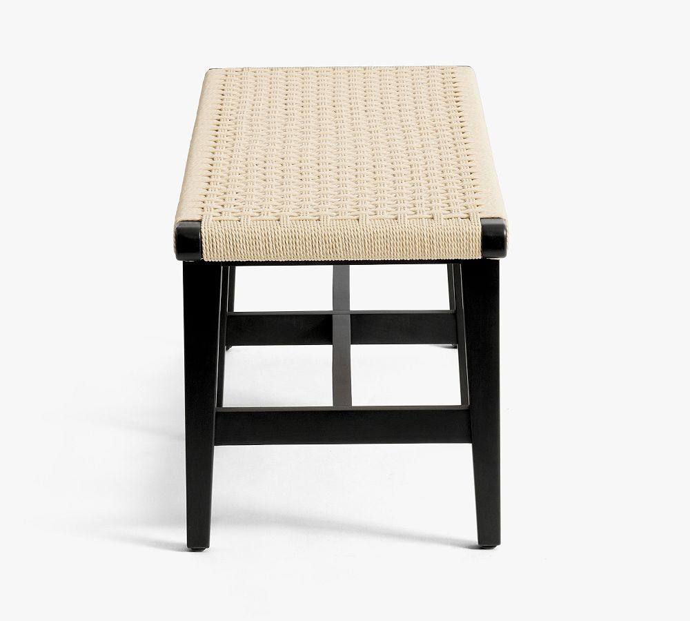 Fenton Woven Bench | Pottery Barn