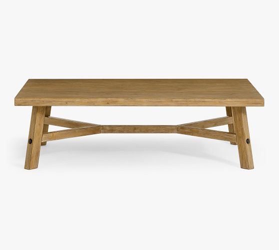 Rustic Farmhouse Rectangular Grand Coffee Table | Pottery Barn