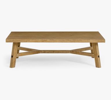 Rustic Farmhouse Rectangular Grand Coffee Table | Pottery Barn