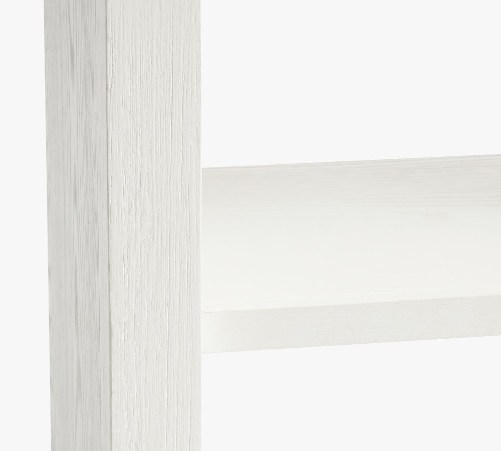 Dillon Long Low Console Bookcase | Pottery Barn