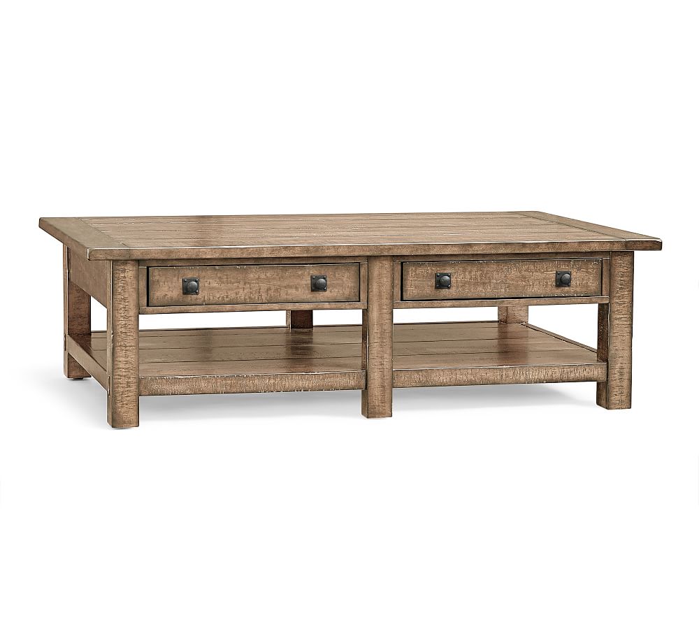 Benchwright Rectangular Grand Coffee Table | Pottery Barn