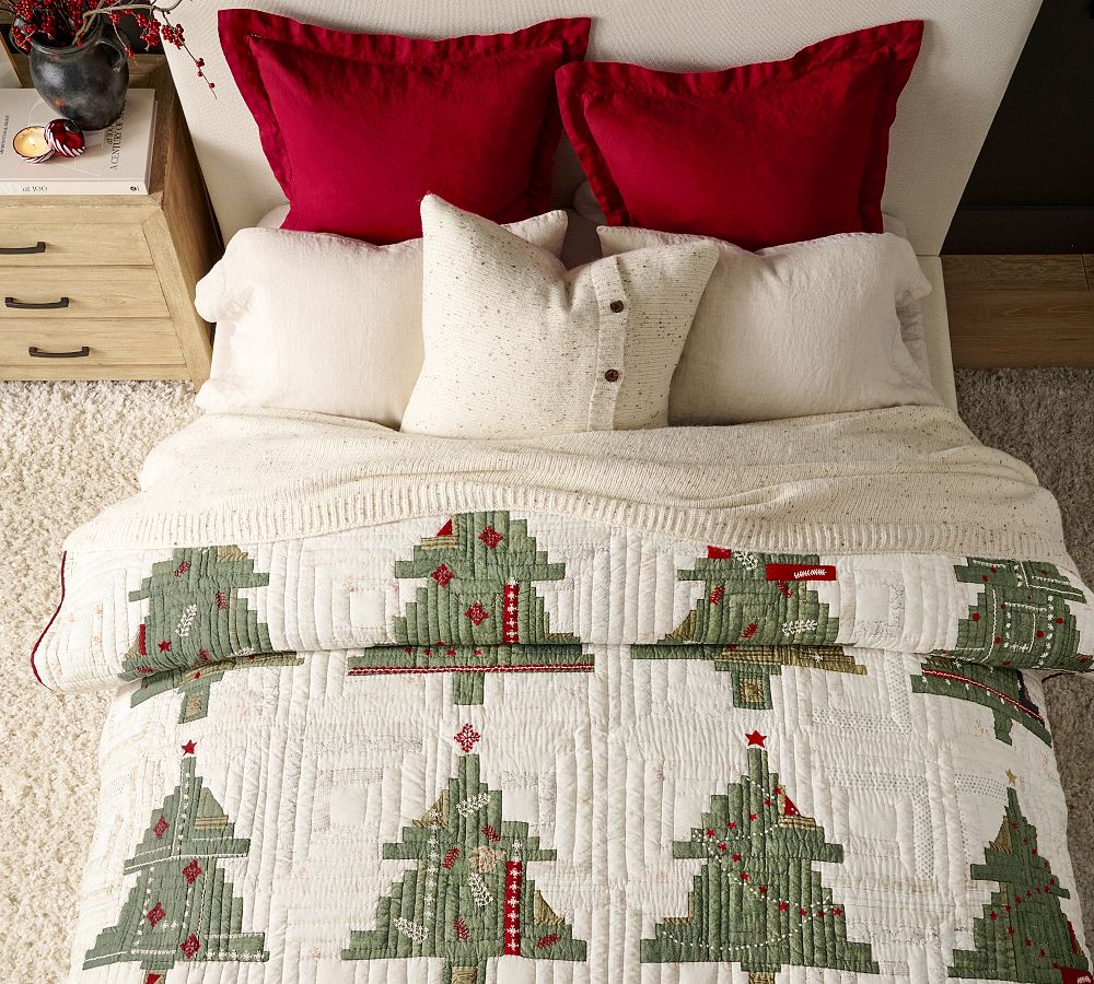 Arden Tree Applique Quilt | Pottery Barn