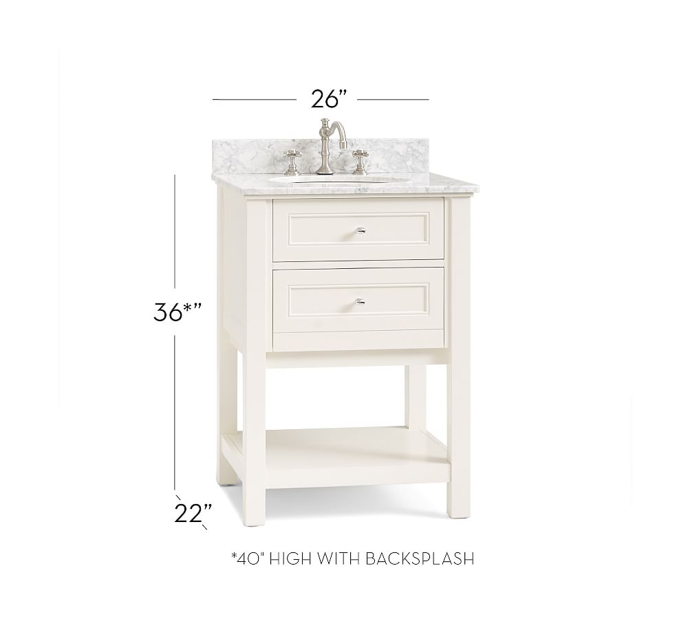 Classic 26" Single Sink Vanity | Pottery Barn
