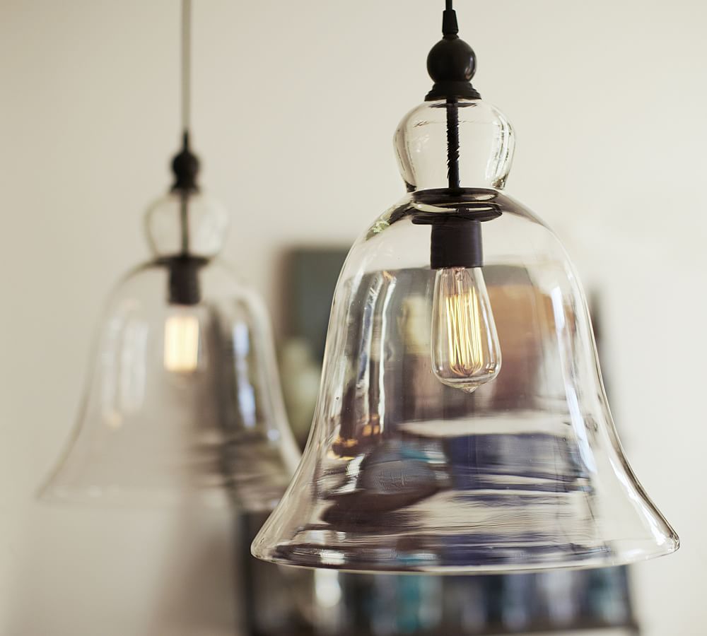 Rustic Outdoor Glass Pendant | Pottery Barn