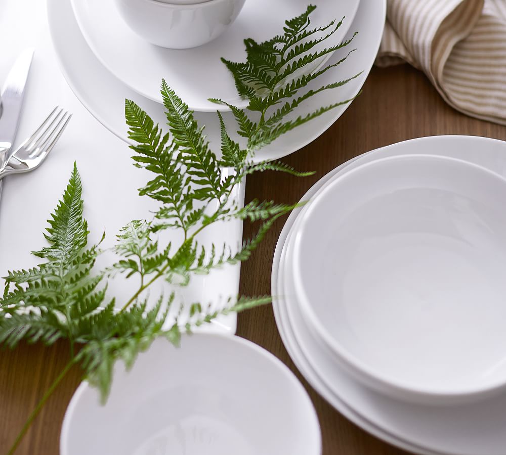 Classic Coupe Porcelain Dinner Plates | Pottery Barn
