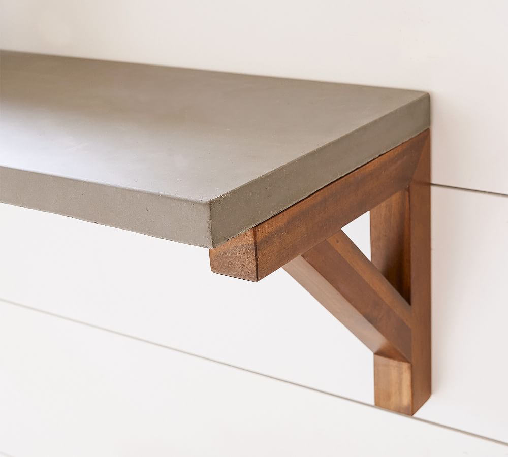 Abbot Concrete Shelf | Pottery Barn
