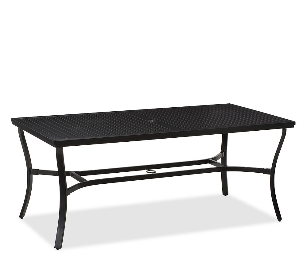 Riviera 72" Metal Dining Table | Pottery Barn
