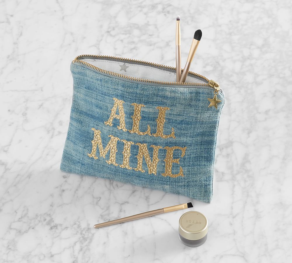 The Emily & Meritt Sentiment Makeup Pouch - Set of 2 | Pottery Barn