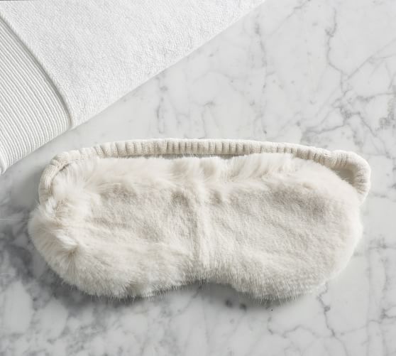 Faux Fur Eye Mask | Pottery Barn