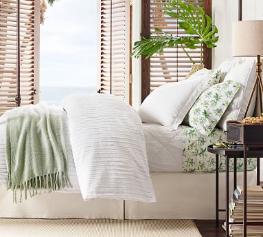 Palm Tree Organic Sheet Set | Pottery Barn