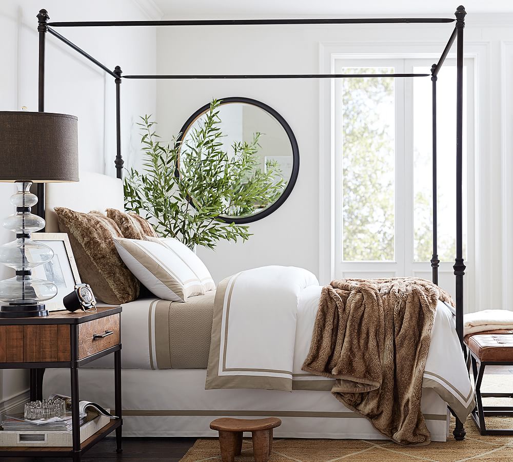 Parker Organic Percale Sheet Set | Pottery Barn