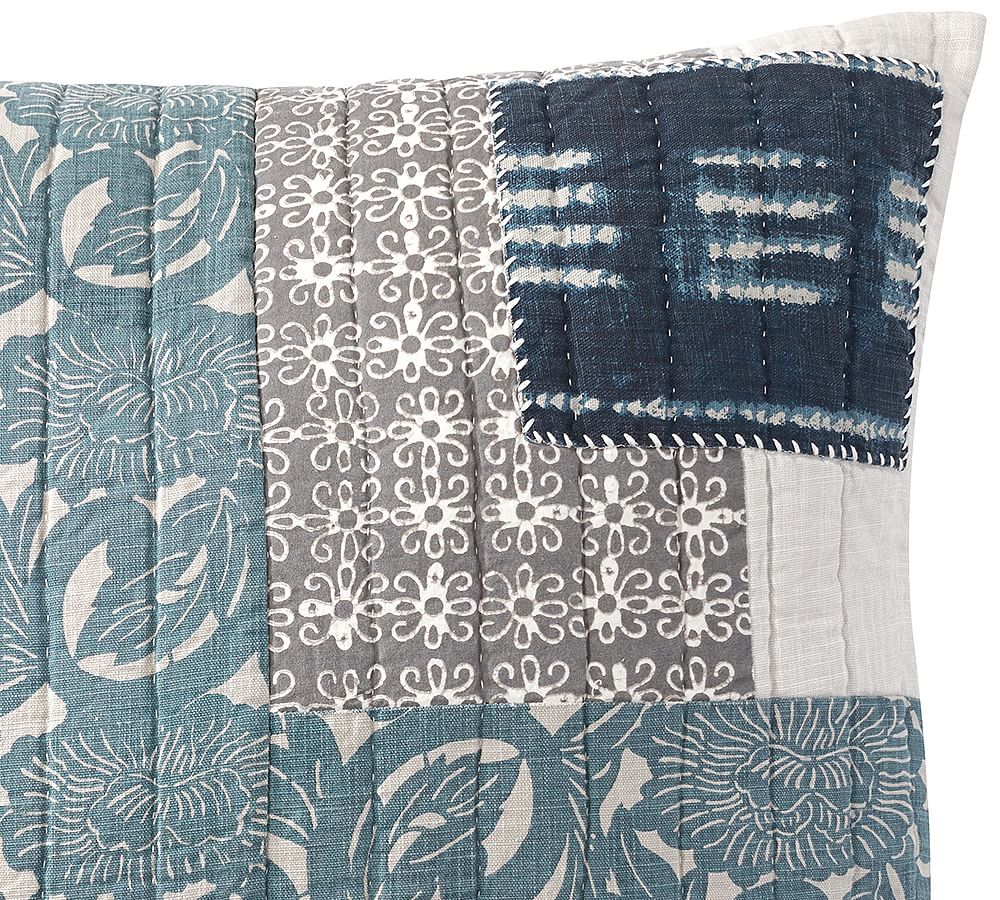 Malibu Patchwork Quilt & Sham | Pottery Barn