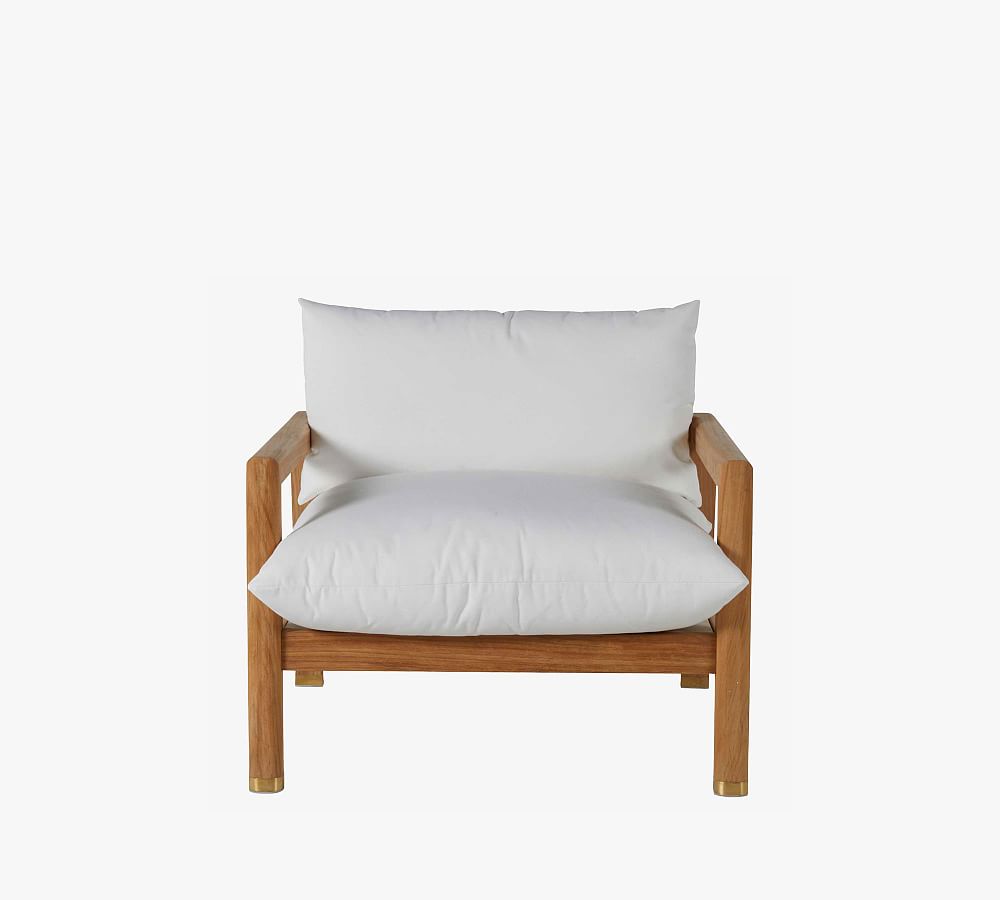 Firenze FSC® Teak Outdoor Lounge Chair | Pottery Barn