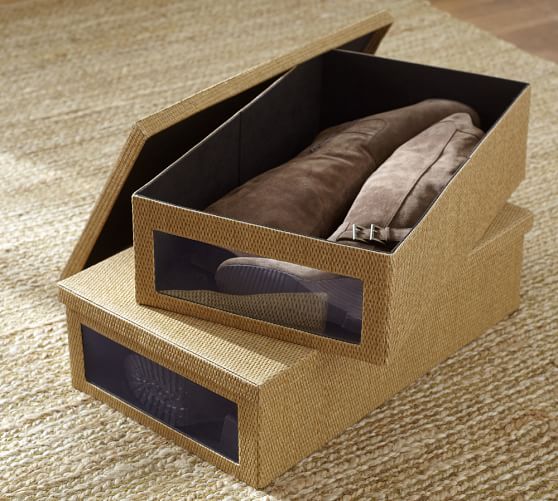 Paloma Collapsible Boot Box | Pottery Barn