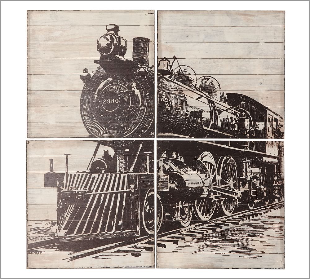 Planked Train Panels | Pottery Barn