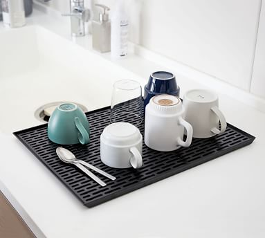 Yamazaki Tower Dish Drying Rack | Pottery Barn