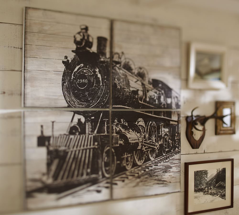 Planked Train Panels | Pottery Barn