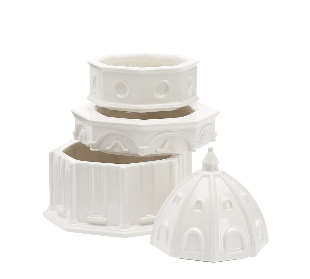 Rome Stacking Box Desk Organizer | Pottery Barn