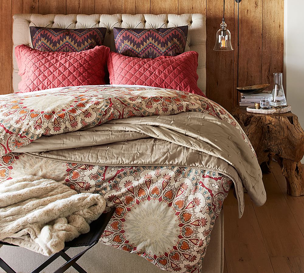 Valencia Medallion Patterned Sham | Pottery Barn