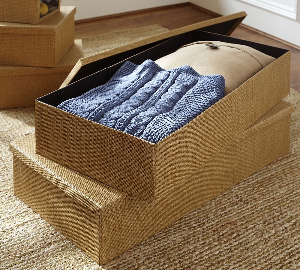 Paloma Collapsible Underbed Storage Bin | Pottery Barn