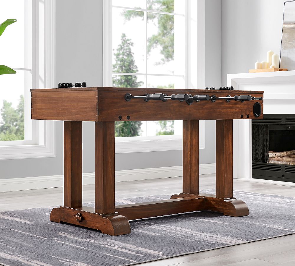 Rustic Mahogany Foosball Table | Pottery Barn