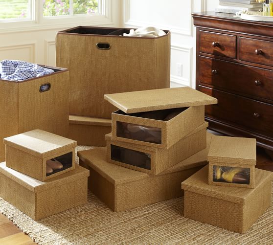 Paloma Collapsible Shoe Box | Pottery Barn