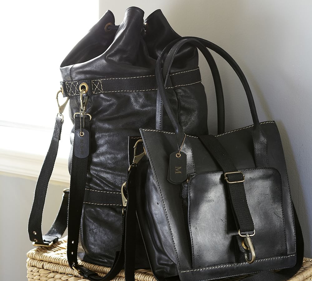 Miles Leather Utility Bag | Pottery Barn