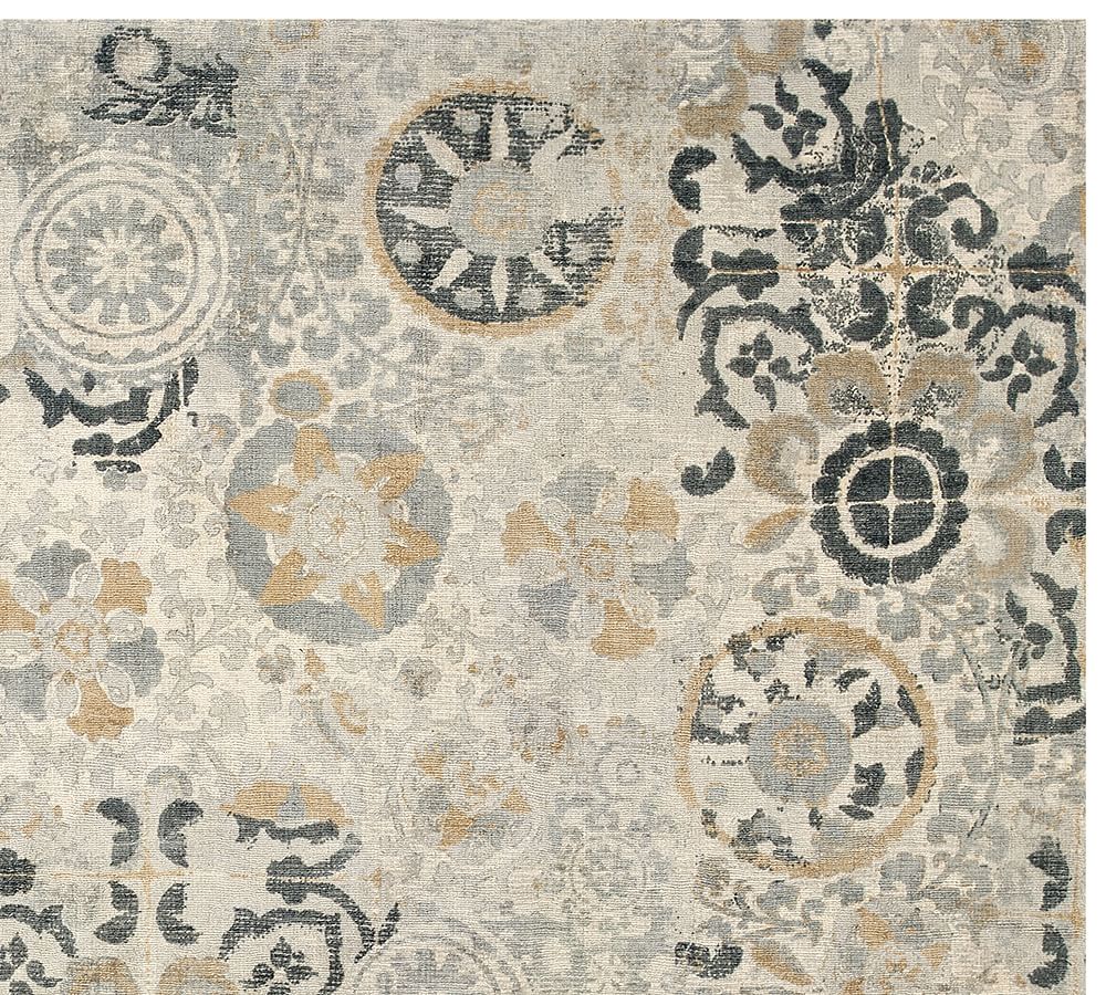 Talia Hand Loomed Wool Rug Swatch | Pottery Barn