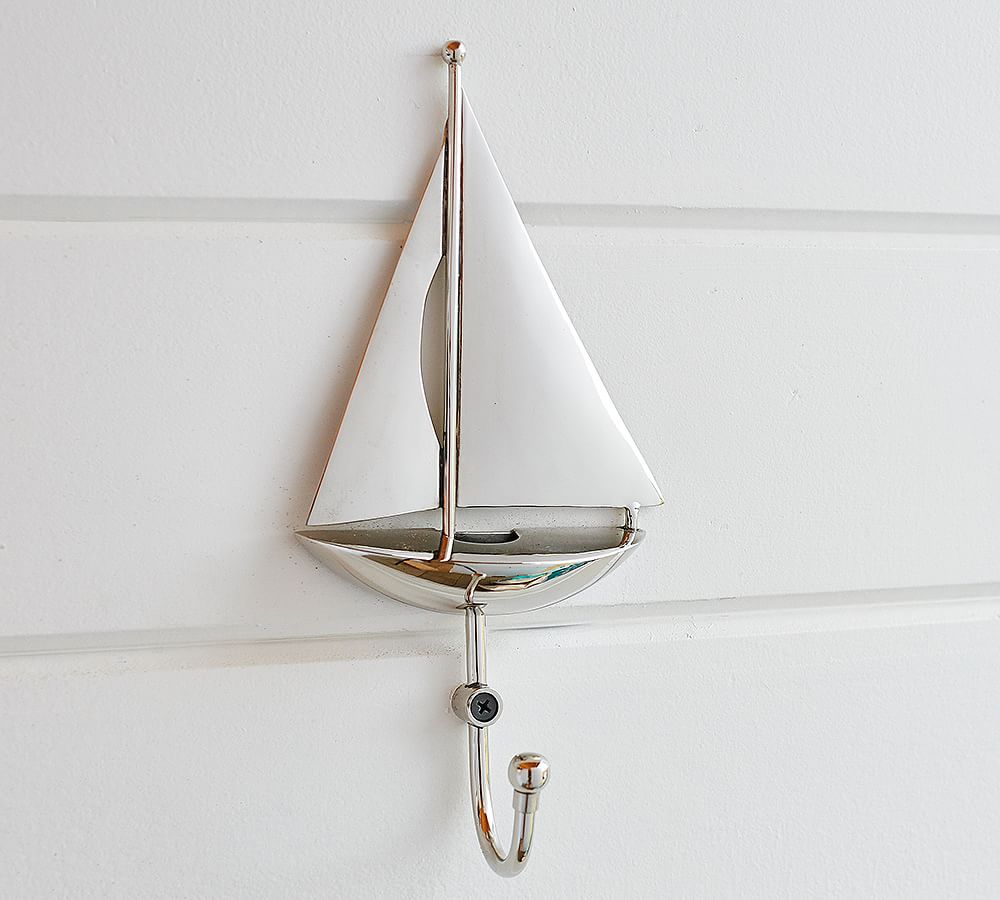 Sailboat Single Hook | Pottery Barn