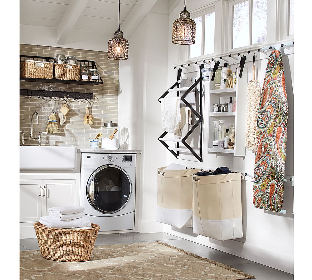 Kellan Wall-Mount Row of Hooks | Pottery Barn