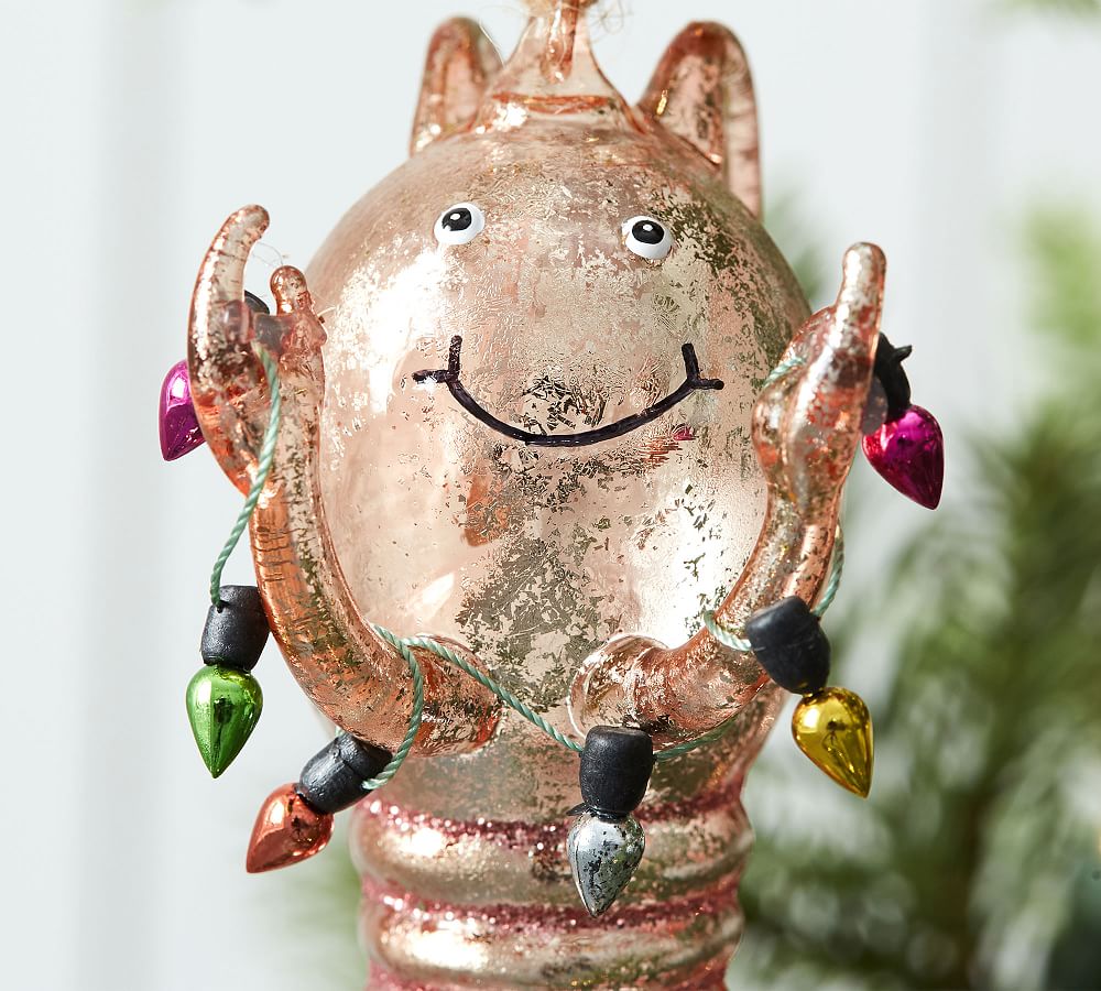 Lobster in Tangled Lights Ornament | Pottery Barn