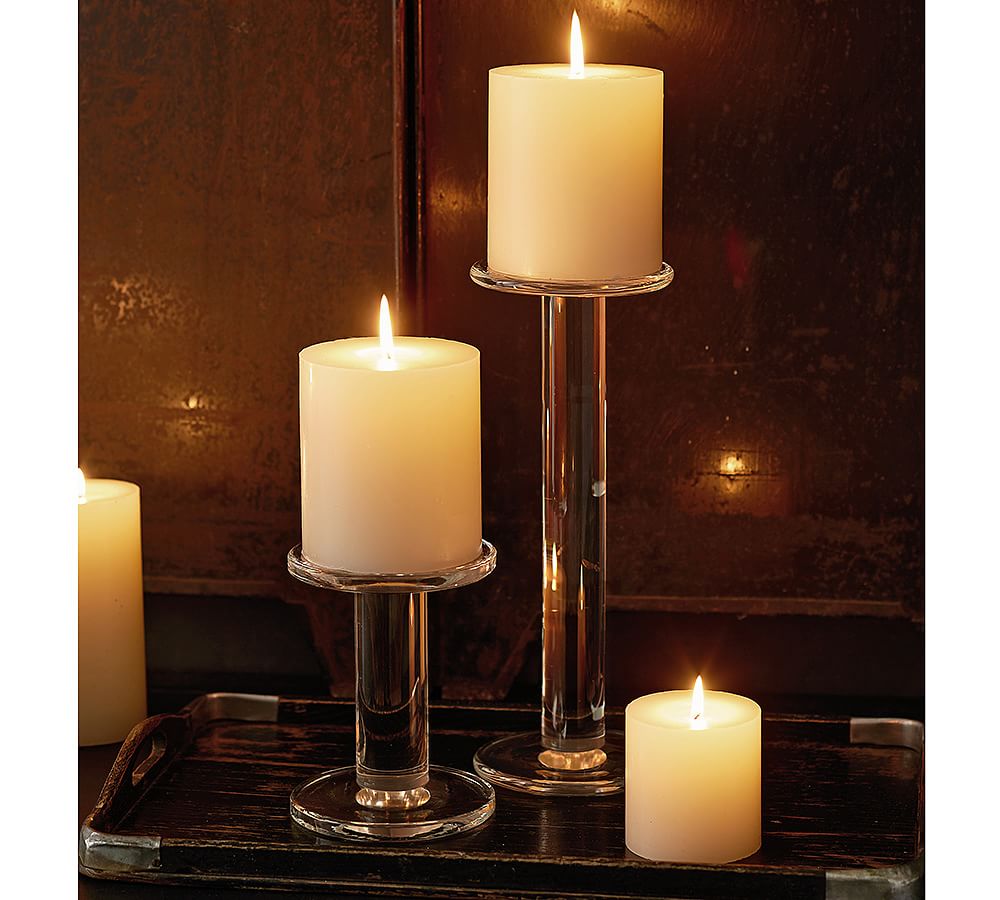 Carson Glass Pillar Holder | Candle Holder | Pottery Barn