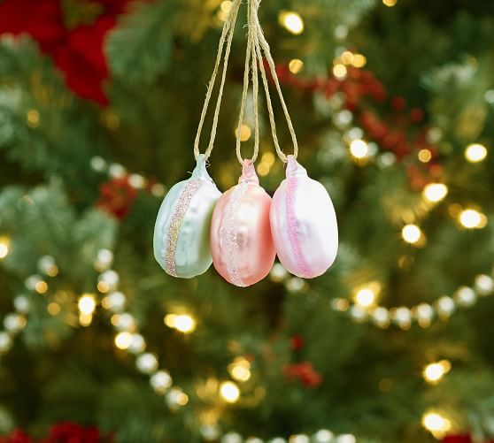 Sweet Treats Ornaments, Mixed Set of 3 | Pottery Barn