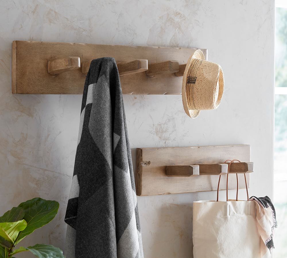 Casa Wood Wall Hooks | Pottery Barn