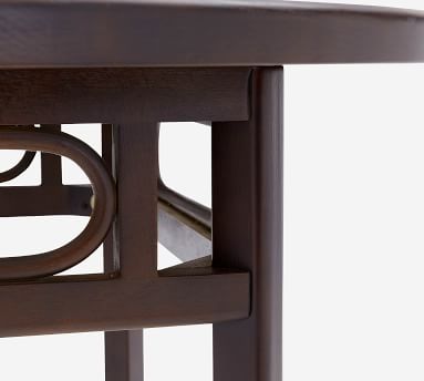 Elsinore Cane Round Dining Table | Pottery Barn
