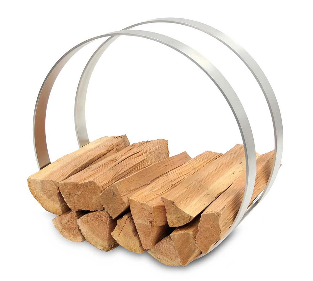 Modern Round Firewood Rack | Pottery Barn